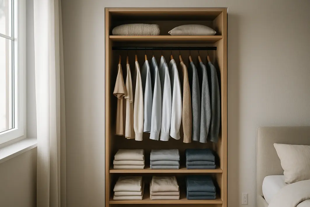Guarda Roupa Pequeno Organizado: Hacks Para Maximizar Seu Espaço